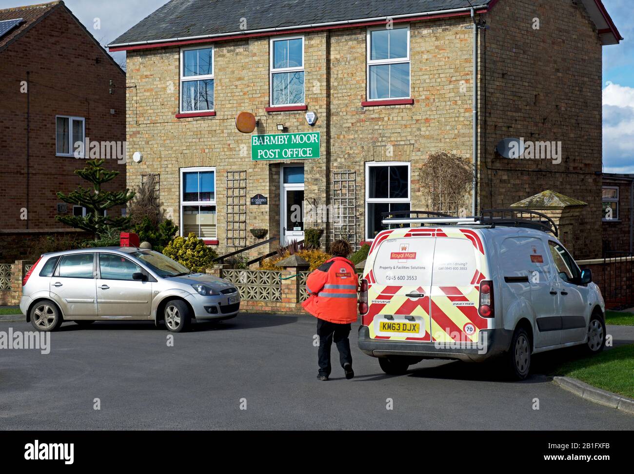 The Post Office in the village of Barmby Moor, East Yorkshire, England ...