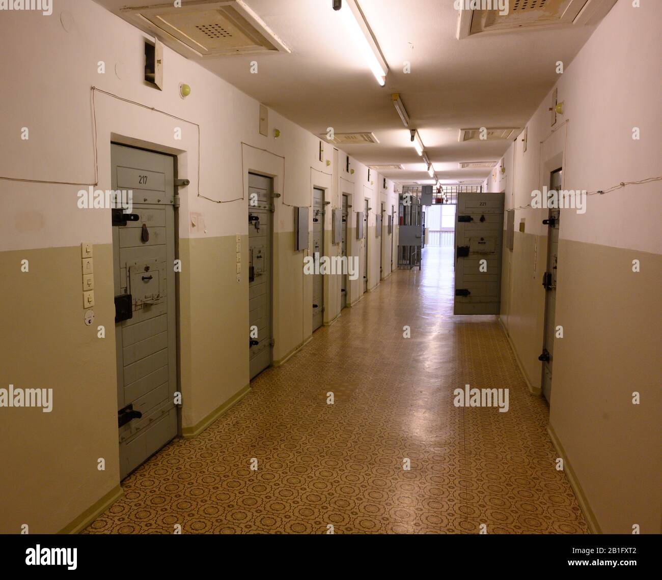 Cell doors STASI prison East Berlin, Germany Stock Photo - Alamy