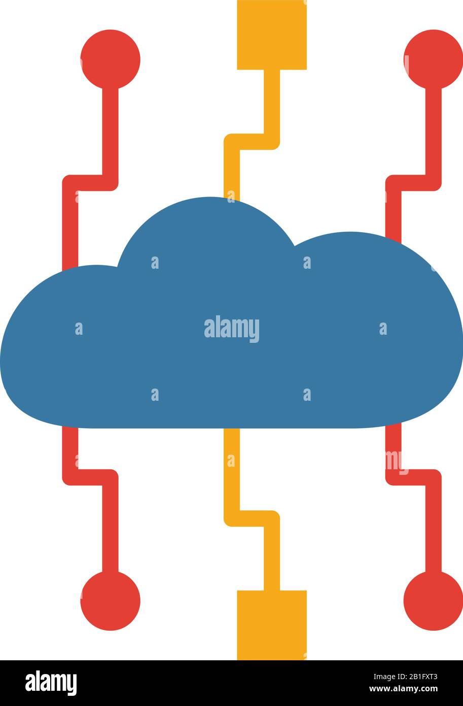 Cloud Technology icon. Simple element from web hosting icons collection. Creative Cloud ...