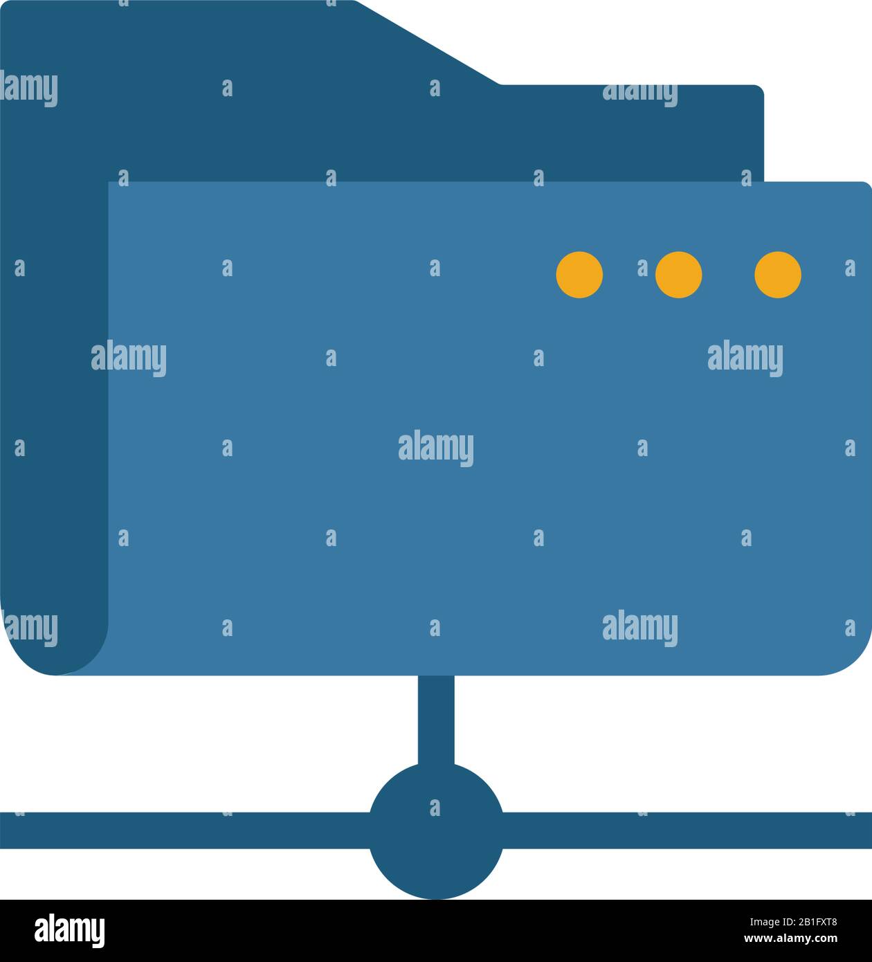 Cloud Folder icon. Simple element from web hosting icons collection. Creative Cloud Folder icon ...