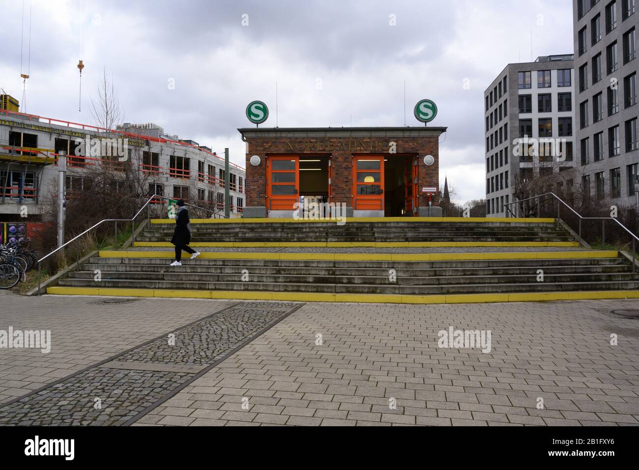 Nordbahnhof ghost station, Berlin Stock Photo - Alamy