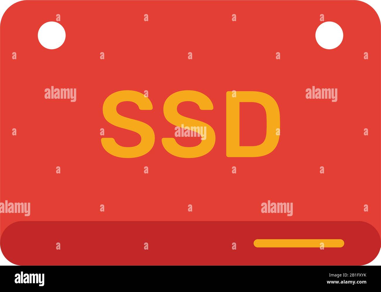 Ssd icon. Simple element from web hosting icons collection. Creative ...
