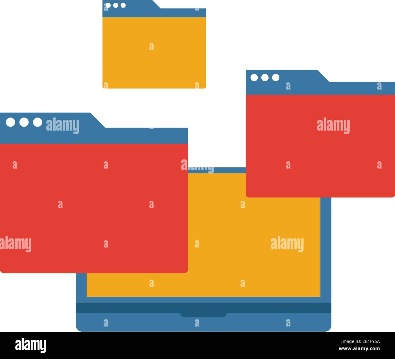 Virtualization icon. Simple element from web hosting icons collection. Creative Virtualization ...