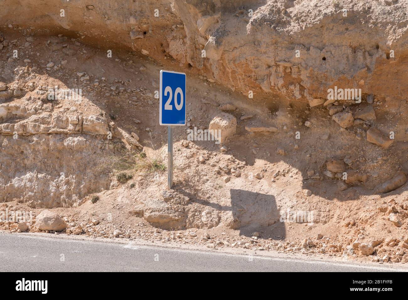 Roadside sign 20 Stock Photo - Alamy