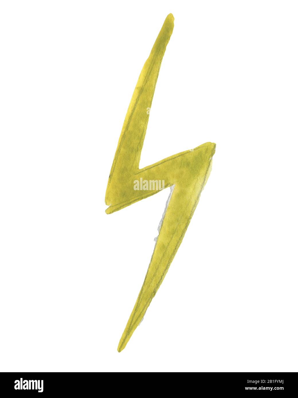 flash sign yellow illustration on white background Stock Photo - Alamy