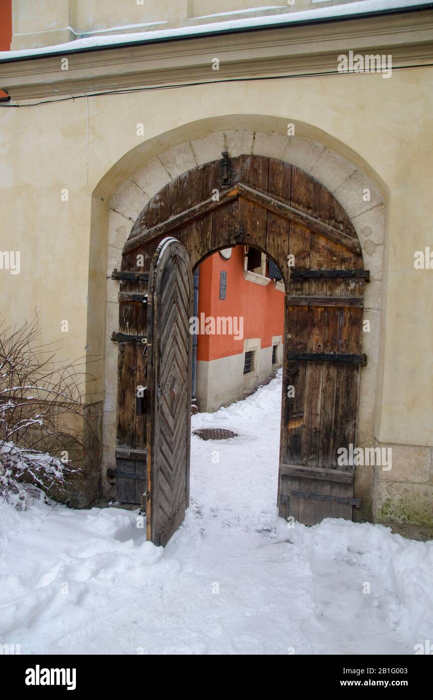 Winter in Lviv Stock Photo - Alamy