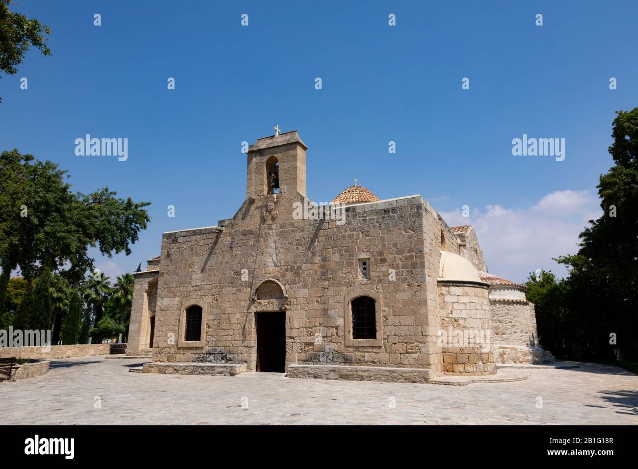 The Panagia Angeloktisti in Kiti village, Larnaca, Cyprus Stock Photo ...
