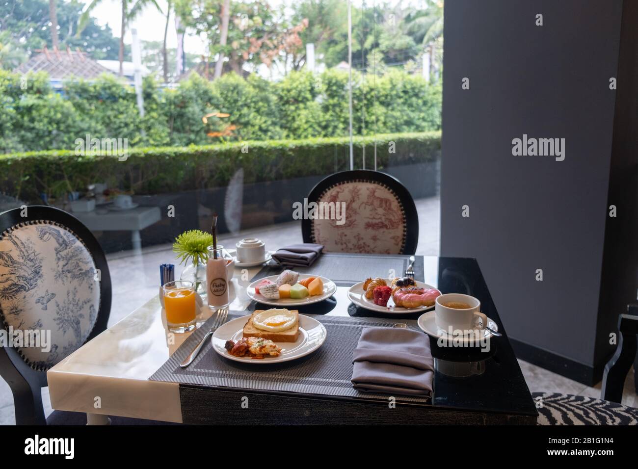 Breakfast in luxury hotel Thailand with lots of choice Stock Photo - Alamy