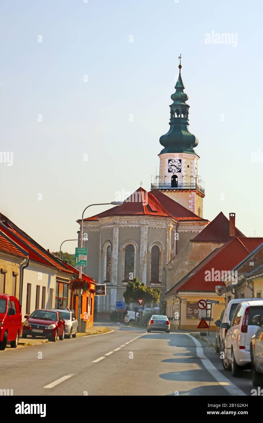 MODRA, SLOVAKIA - AUGUST 31, 2019: Roman Catholic Church of St. Stephen ...