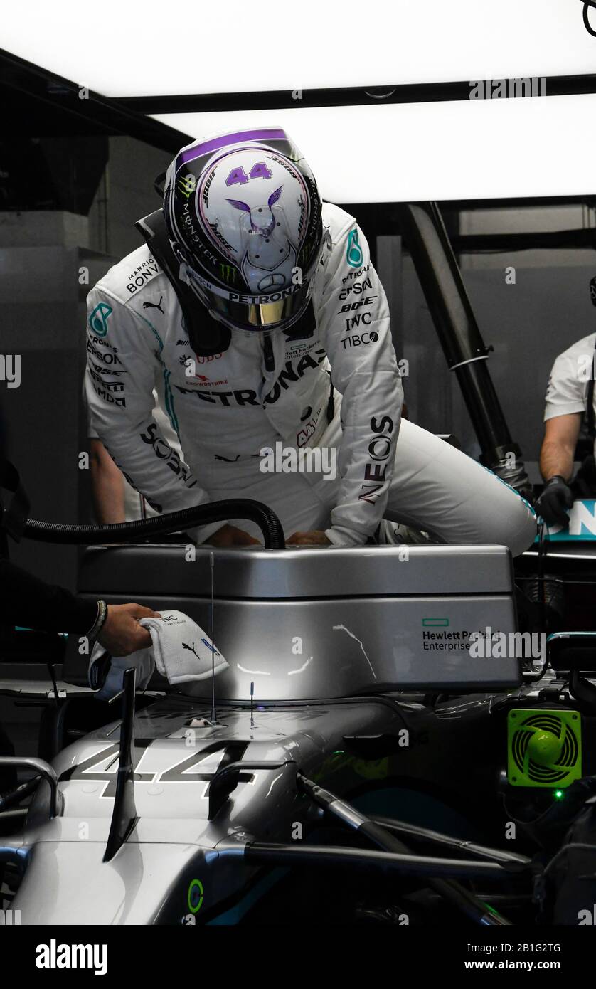 Lewis hamilton car cockpit hi-res stock photography and images - Alamy