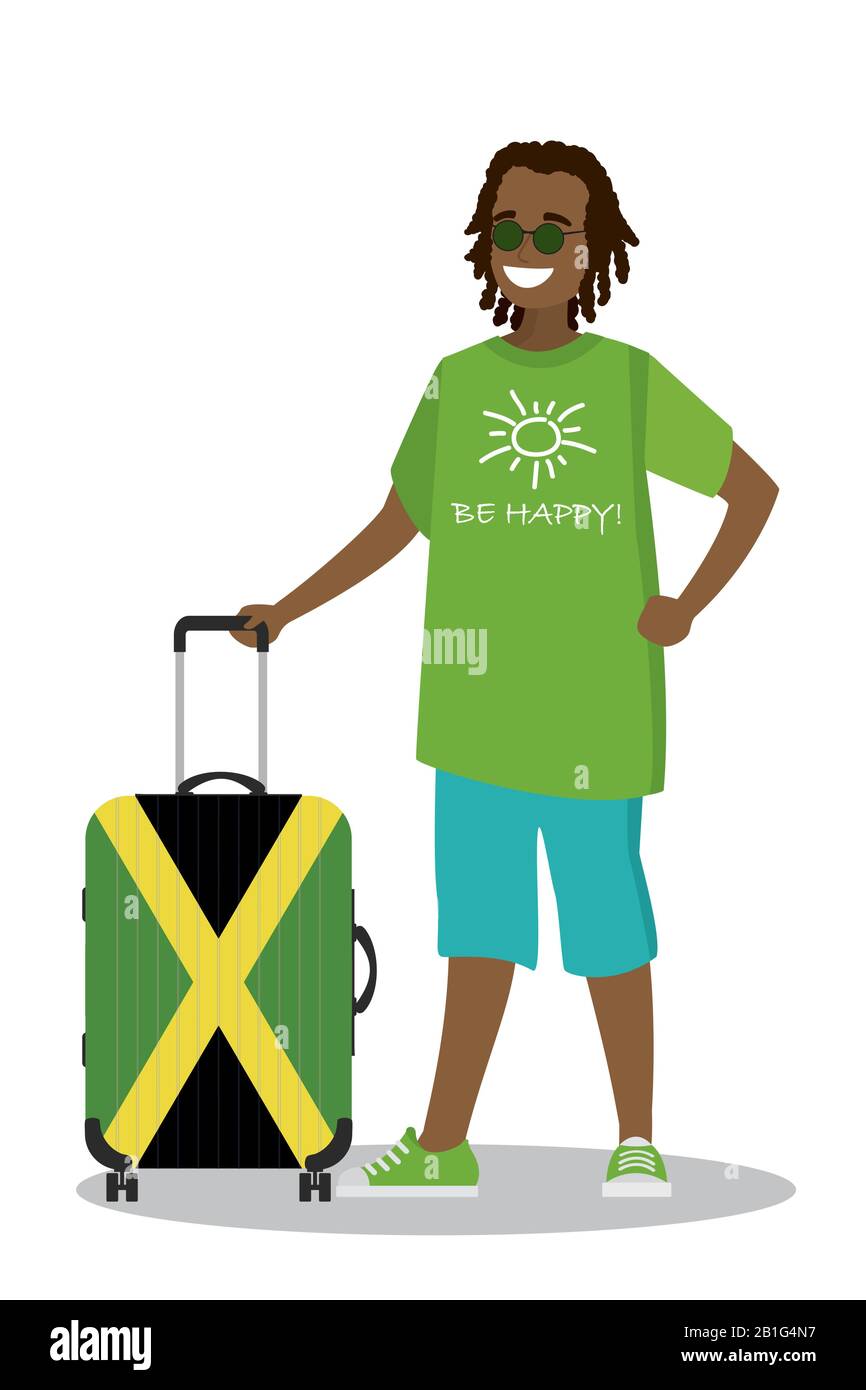 Tourist in american flag Cut Out Stock Images & Pictures - Alamy