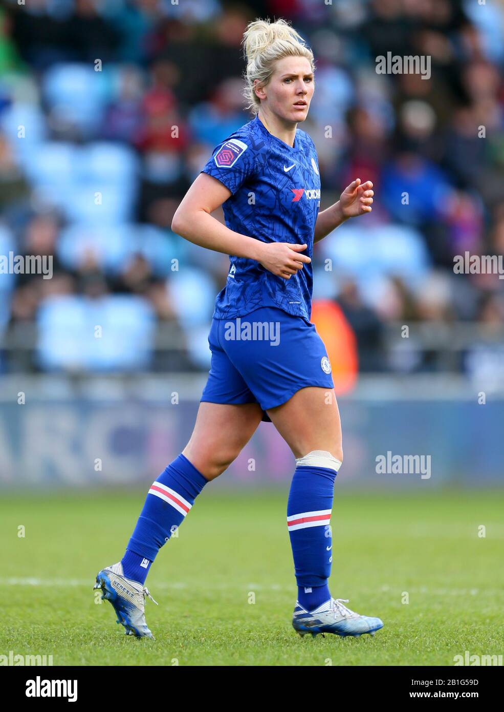 Chelsea's Millie Bright in action during the Women's Super League match ...