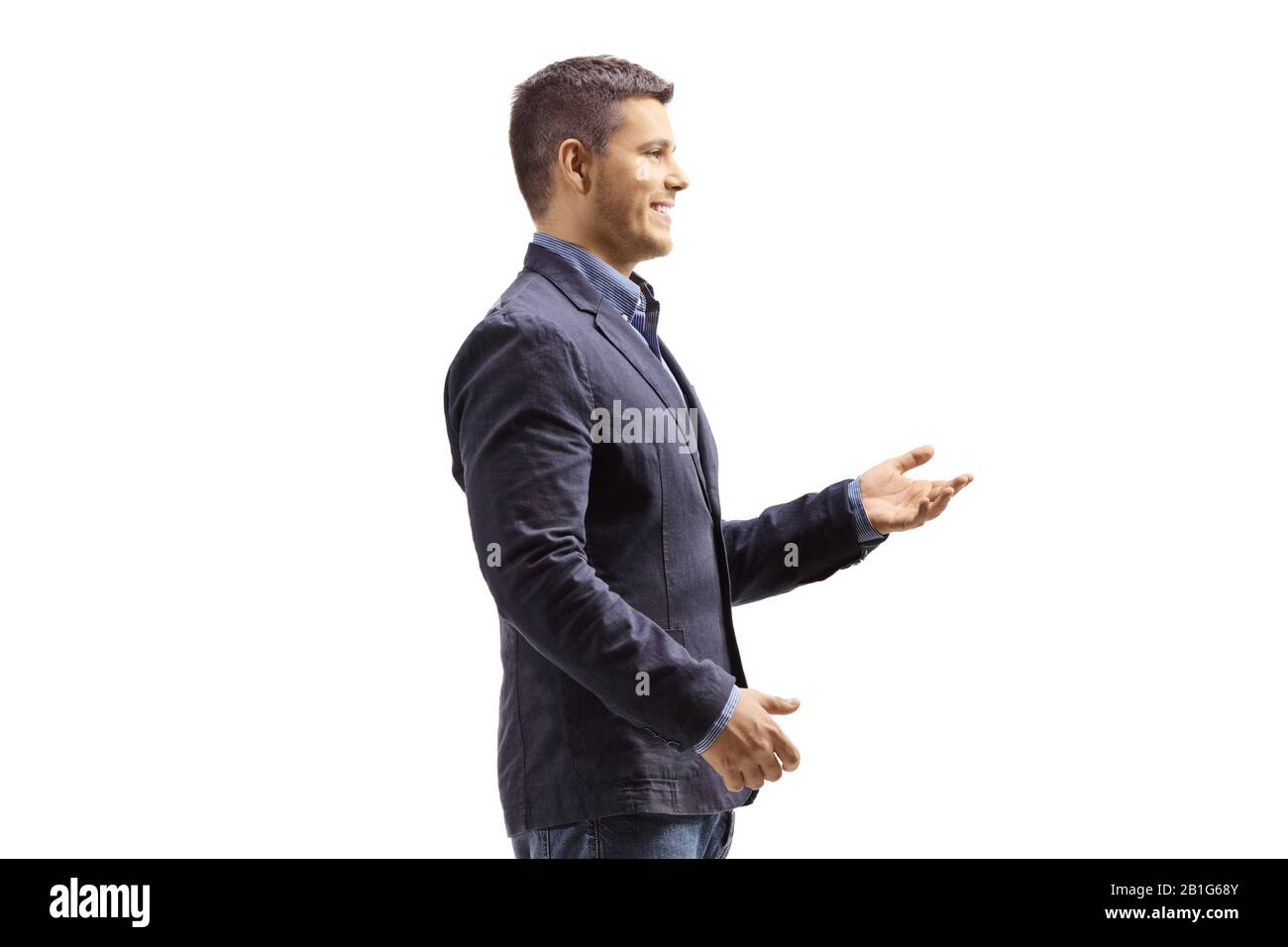 Man explain hi-res stock photography and images - Alamy