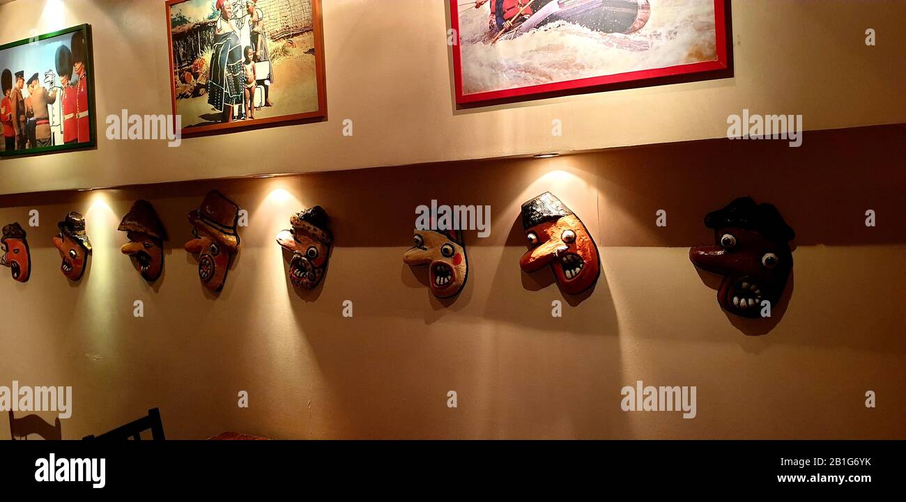 vintage cafe bar soviet design interior Stock Photo - Alamy