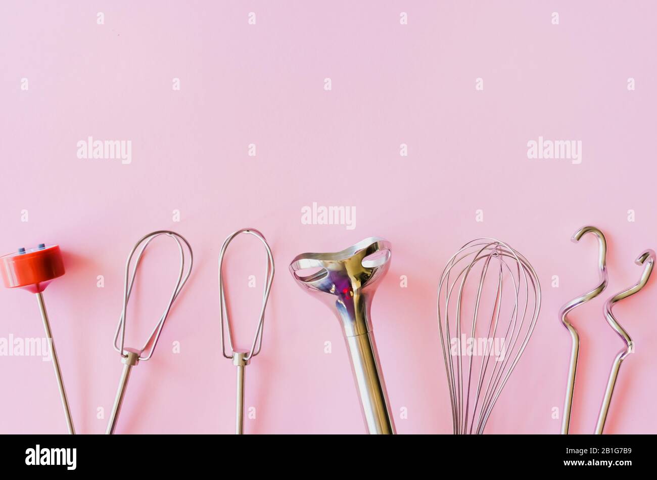 Baking tools background Stock Photo - Alamy