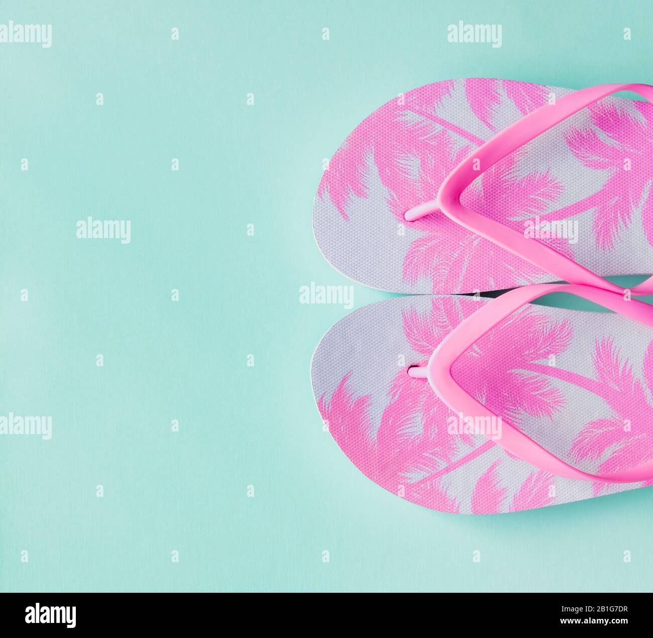 Pink flip flops Stock Photo - Alamy
