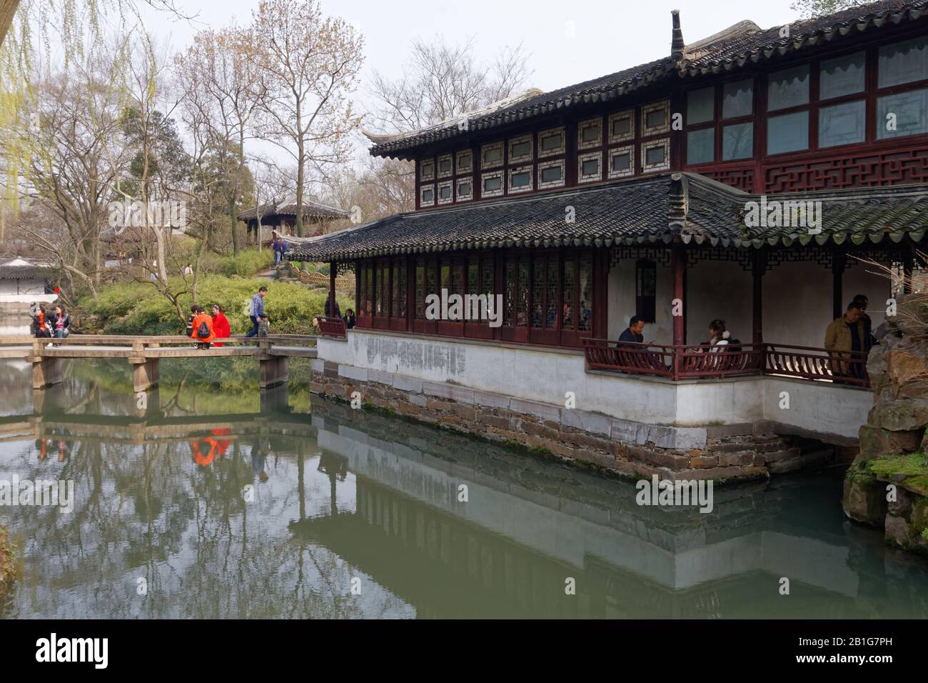 Suzhou, a historic town famous for its tradiitonal gardens Stock Photo ...