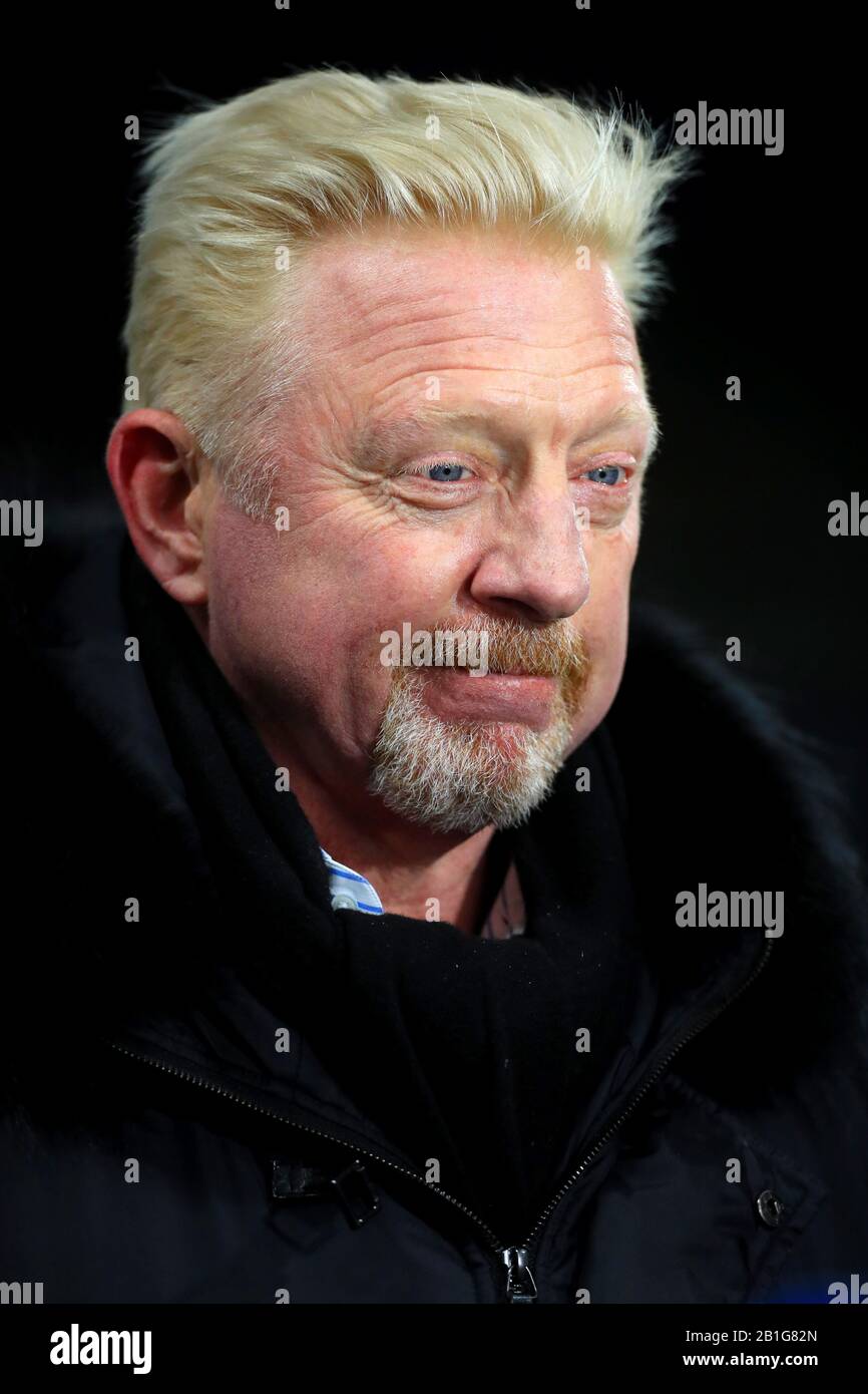 Boris Becker ahead of the UEFA Champions League round of 16 first leg ...