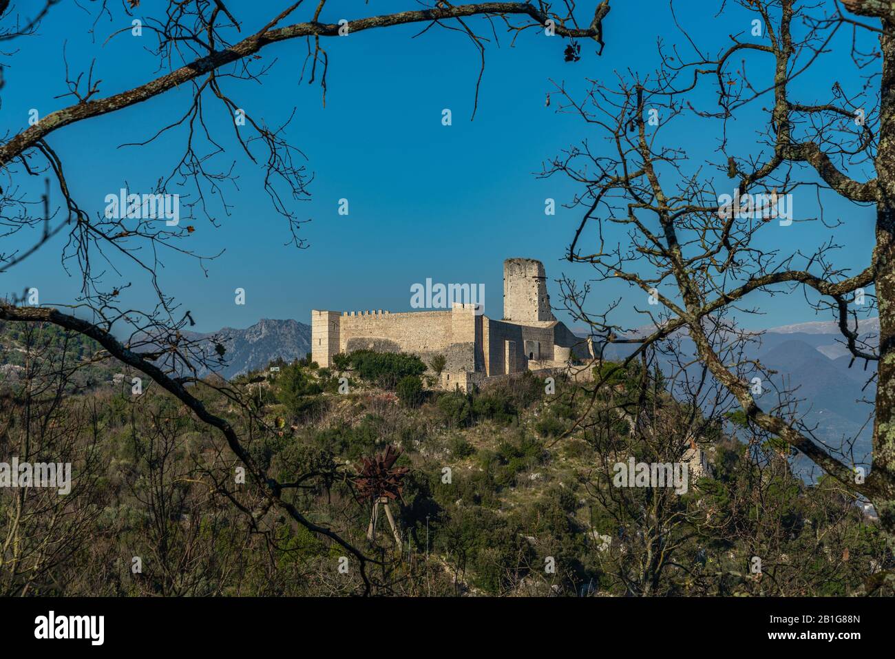 Cassino with rocca janula hi-res stock photography and images - Alamy
