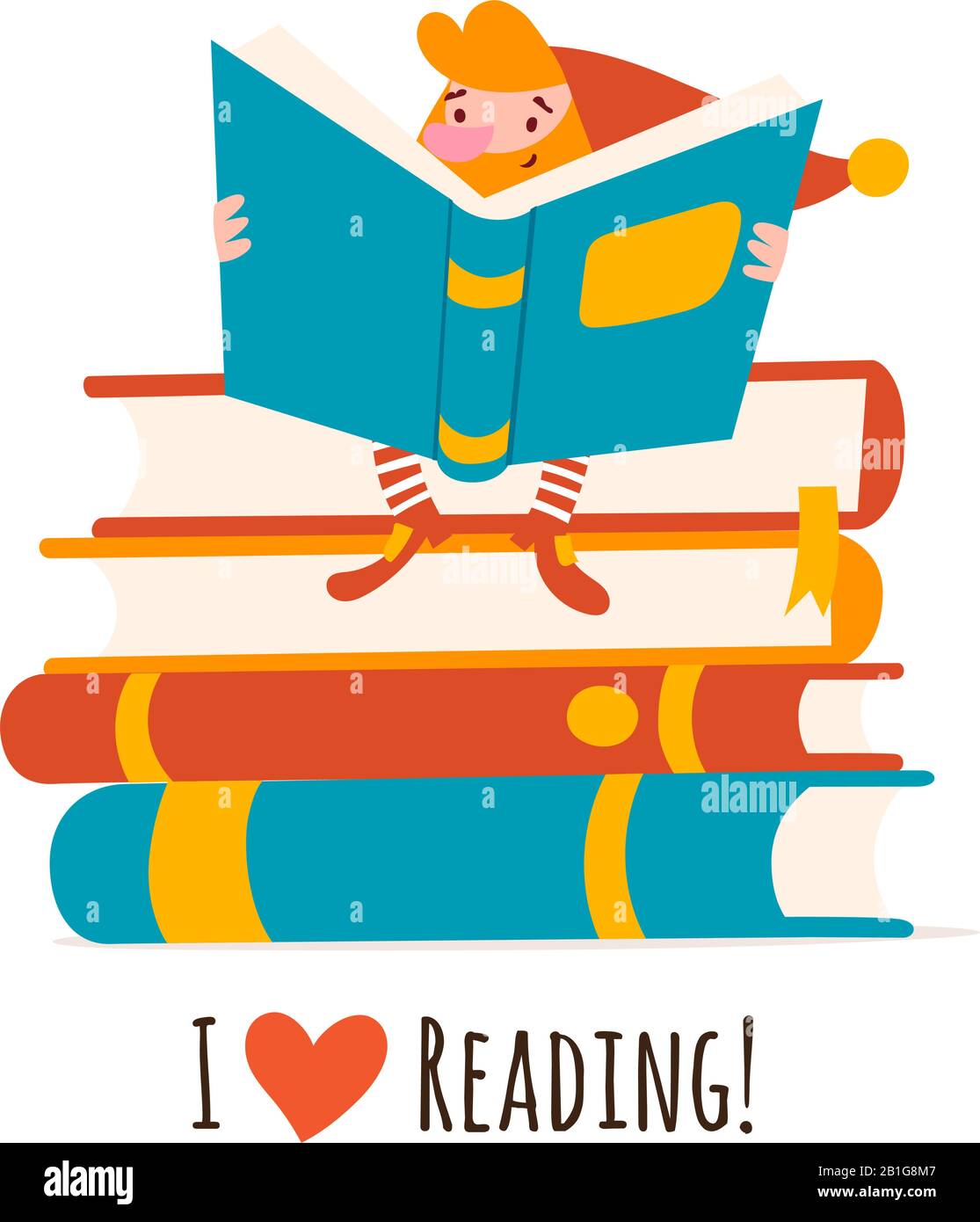 Card template cute gnome Cut Out Stock Images & Pictures - Alamy