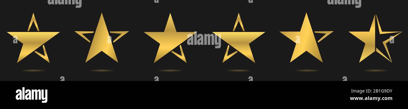 Star symbol icons Stock Vector Image & Art - Alamy