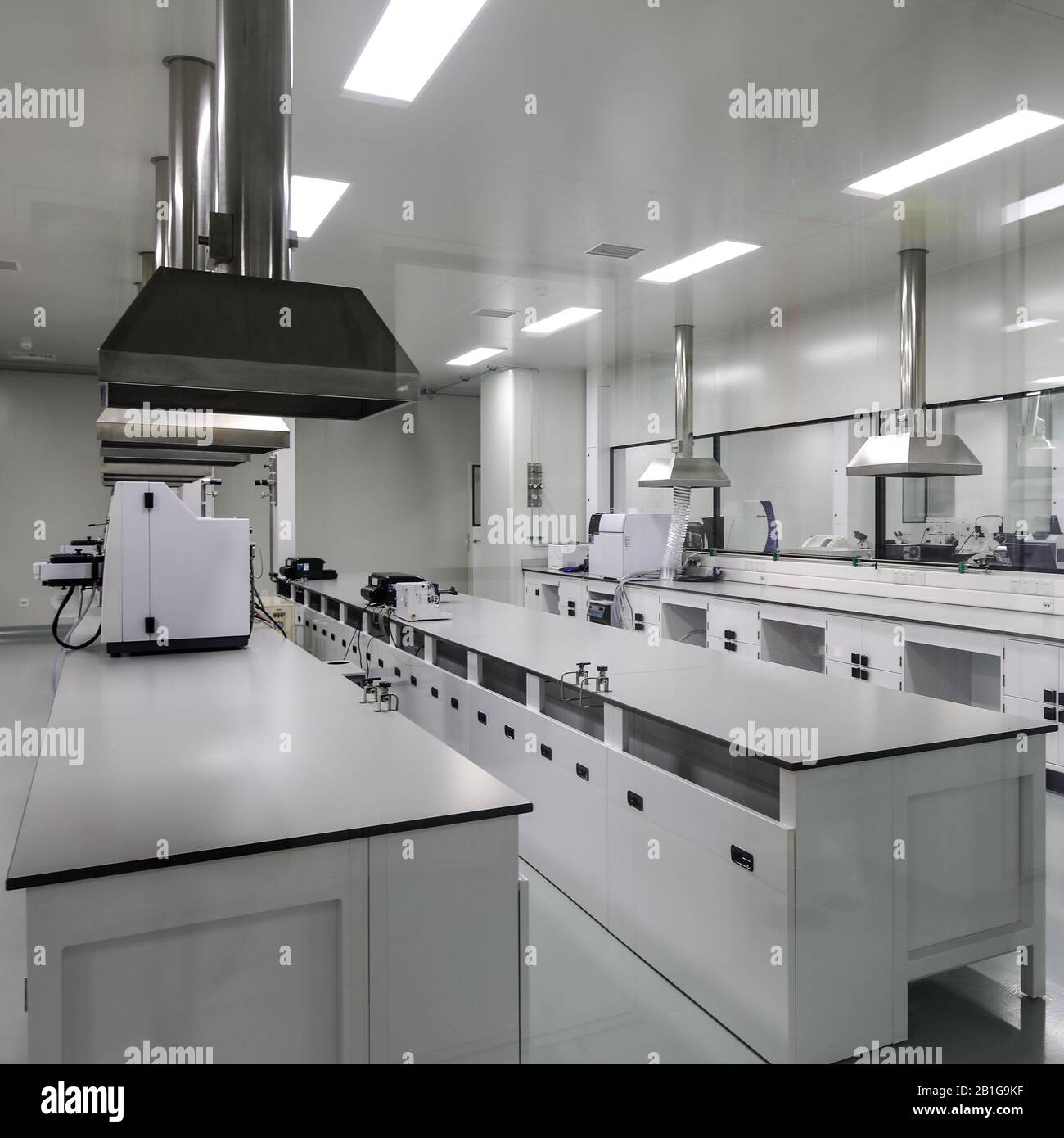 BEIJING, CHINA - JUNE 03, 2019: Modern drug manufacturing laboratory ...