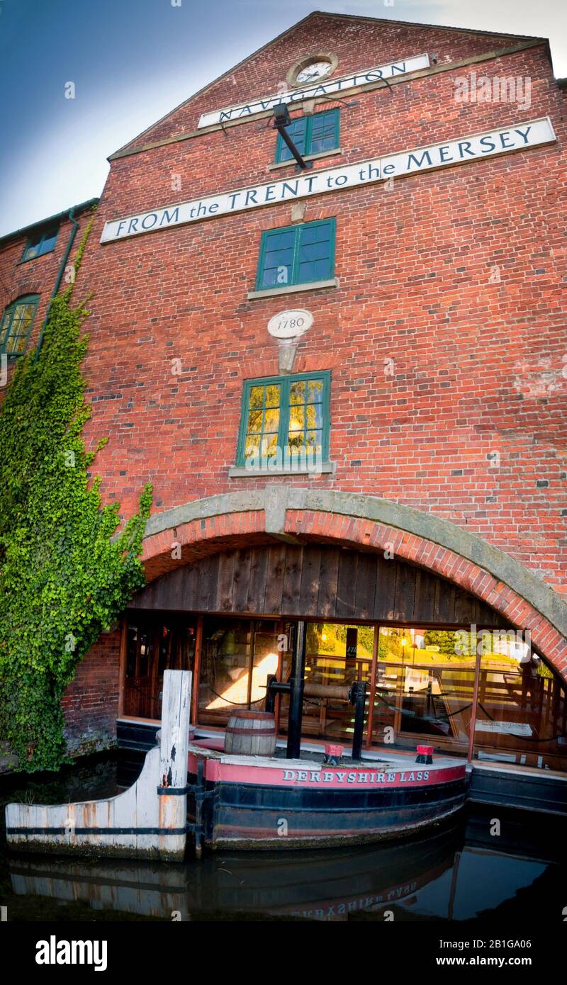 The Clock Warehouse and restaurant near Shardlow Lock on the Trent and ...