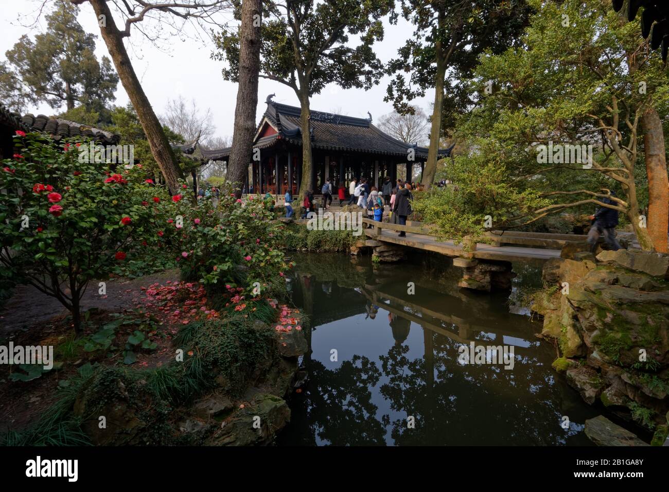 Suzhou, a historic town famous for its tradiitonal gardens Stock Photo ...