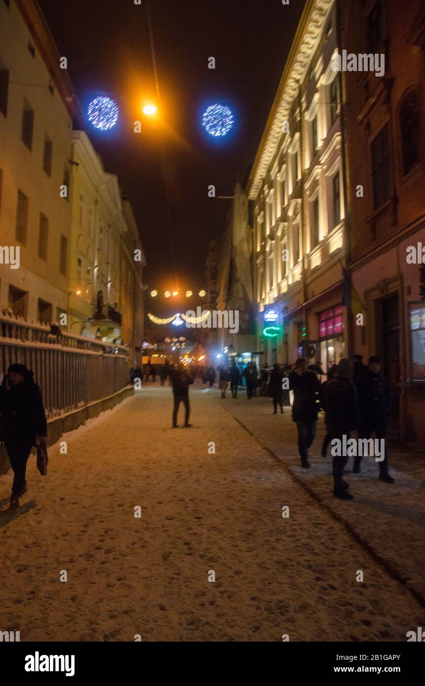 Nightlife in Lviv (Editorial Stock Photo - Alamy