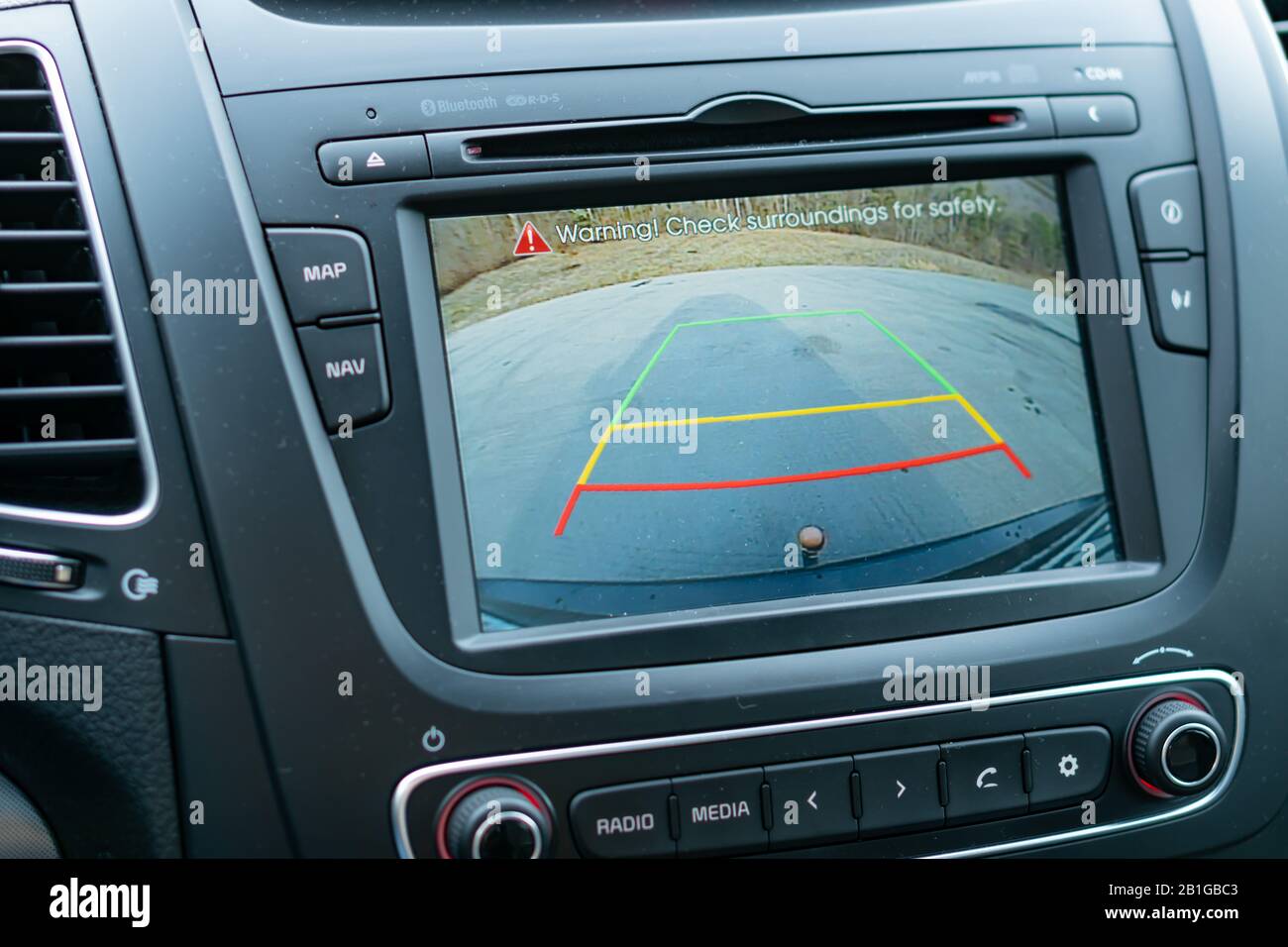 Dashboard car screen road hi-res stock photography and images - Alamy