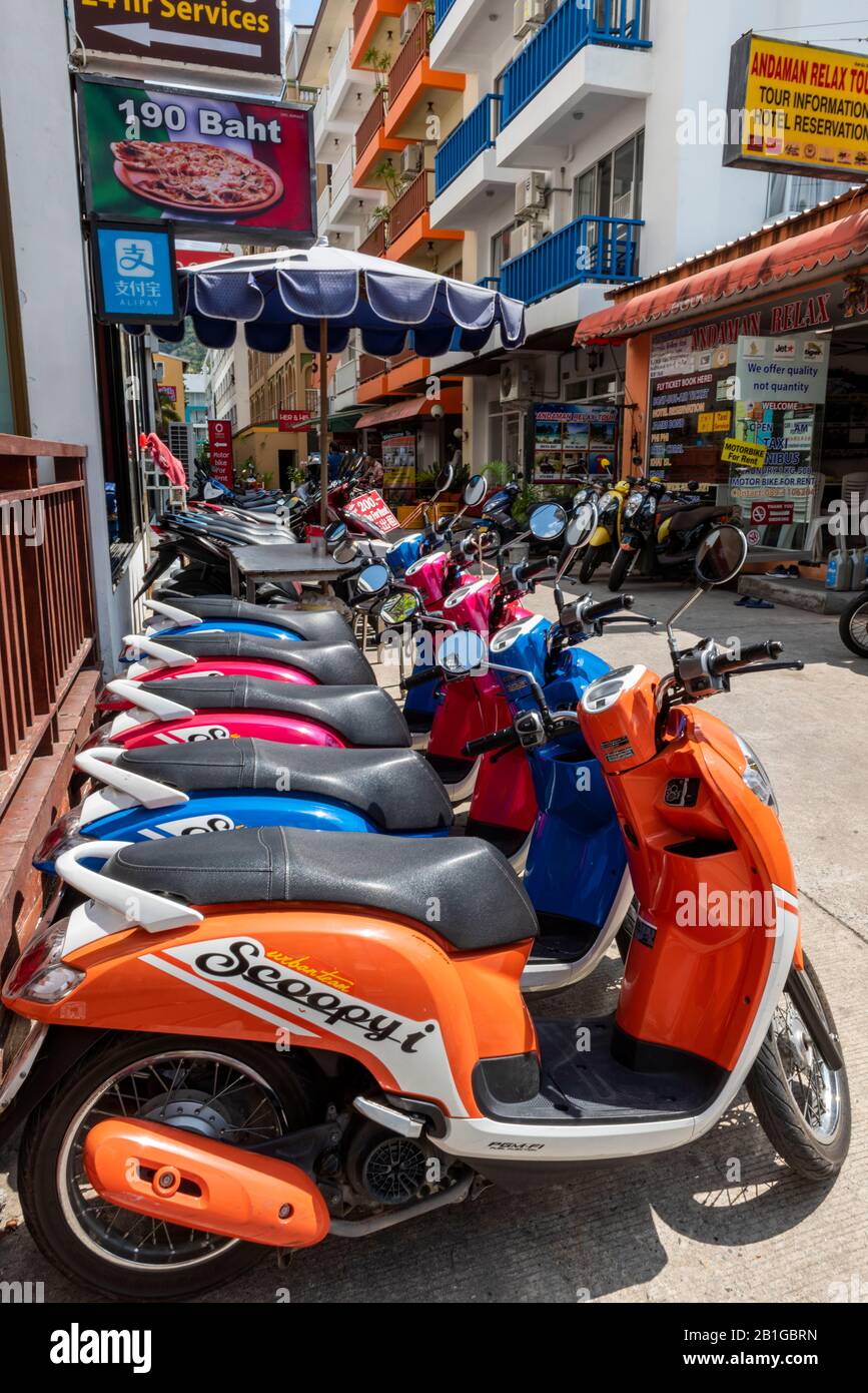 Mopeds line hi-res stock photography and images - Alamy