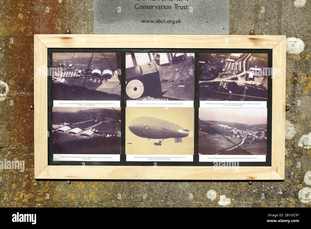 WW1 AIRFIELD PADSTOW Stock Photo - Alamy