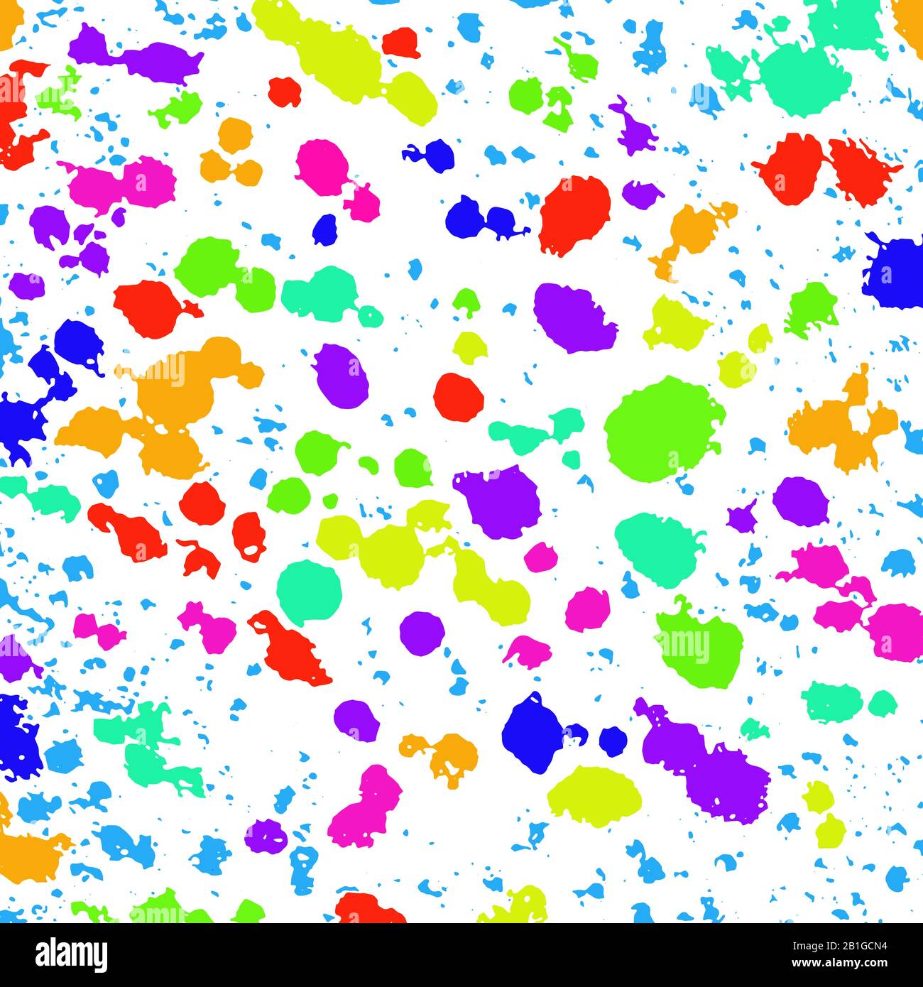 Colored spots isolated on white background. Vector illustration Stock ...