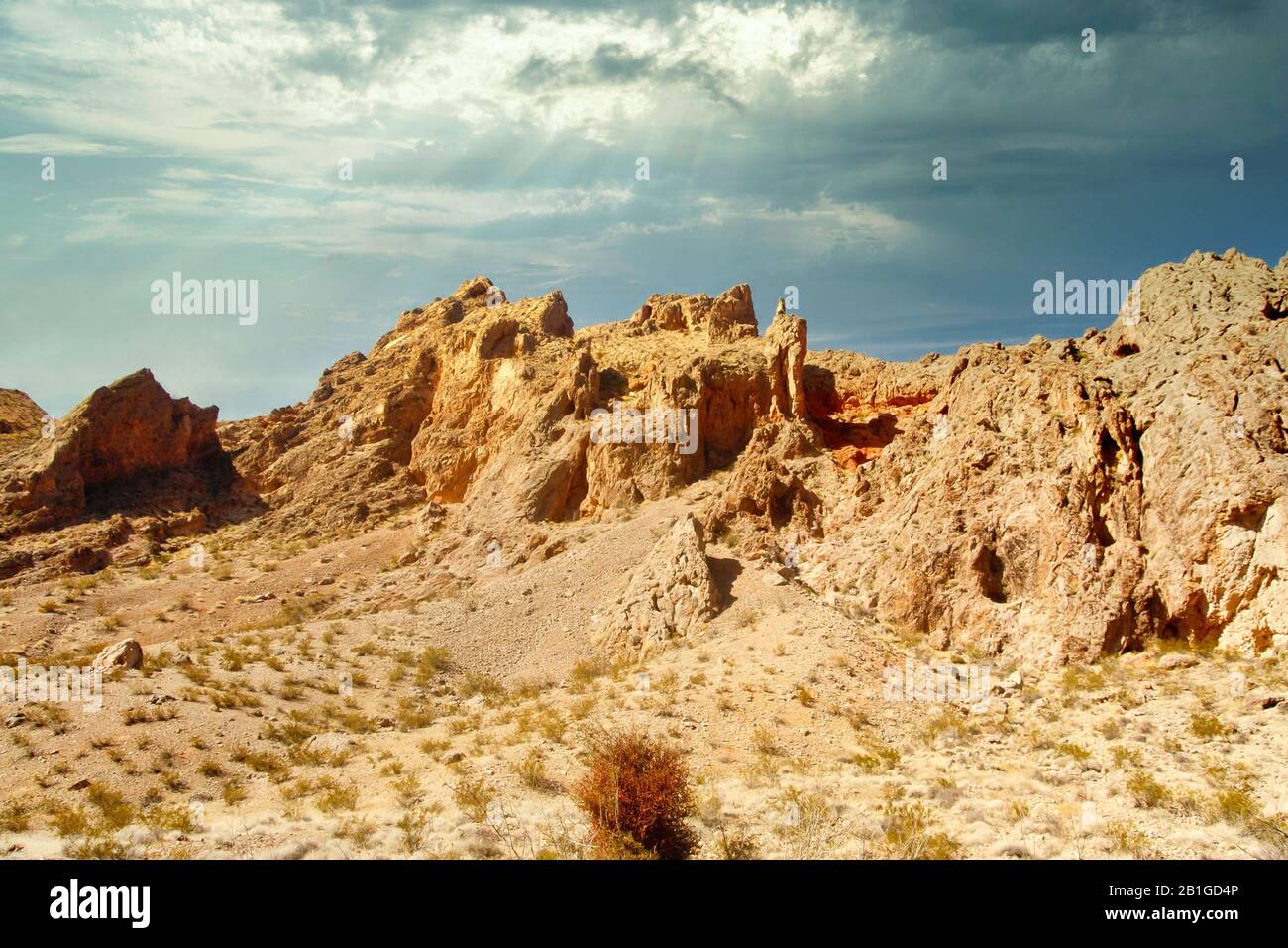 Sandstone Rocks in the Desert Stock Photo - Alamy