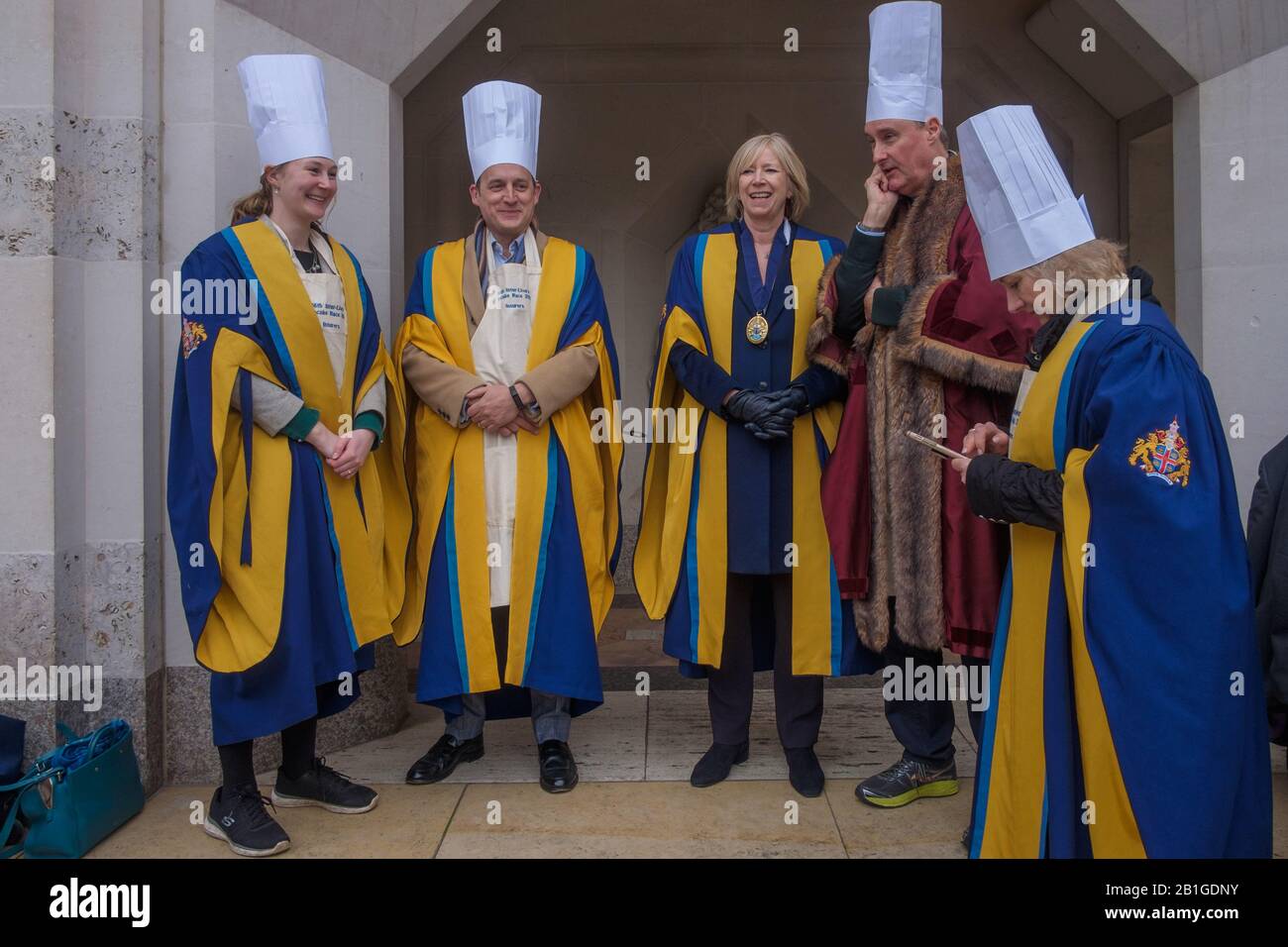 London, UK. 25th February 2020. Insurers. The City of London's Livery ...