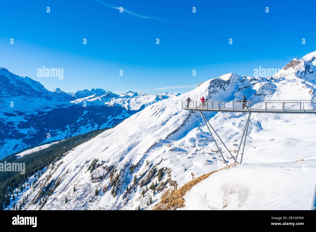 Viewing platform grindelwald first hi-res stock photography and images ...