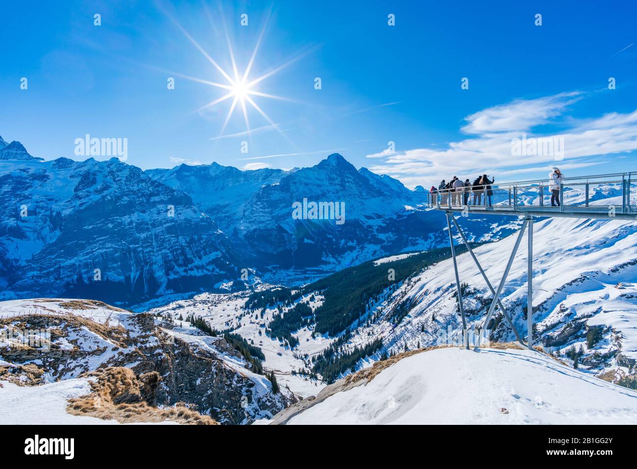Viewing platform grindelwald first hi-res stock photography and images ...