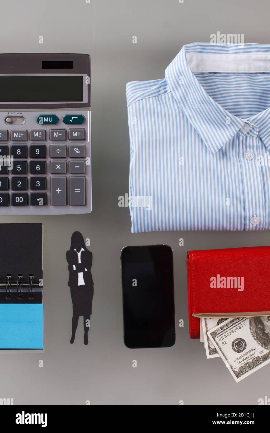 Office stuff and personal things Stock Photo - Alamy