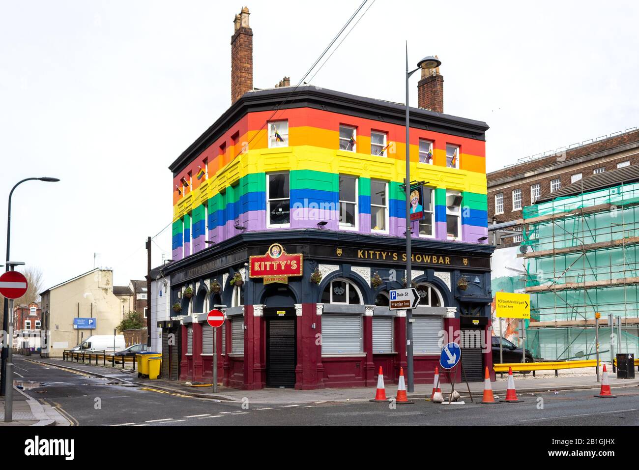 Kitty's showbar cabaret club, formerly the James Monro pub, Tithebarn ...