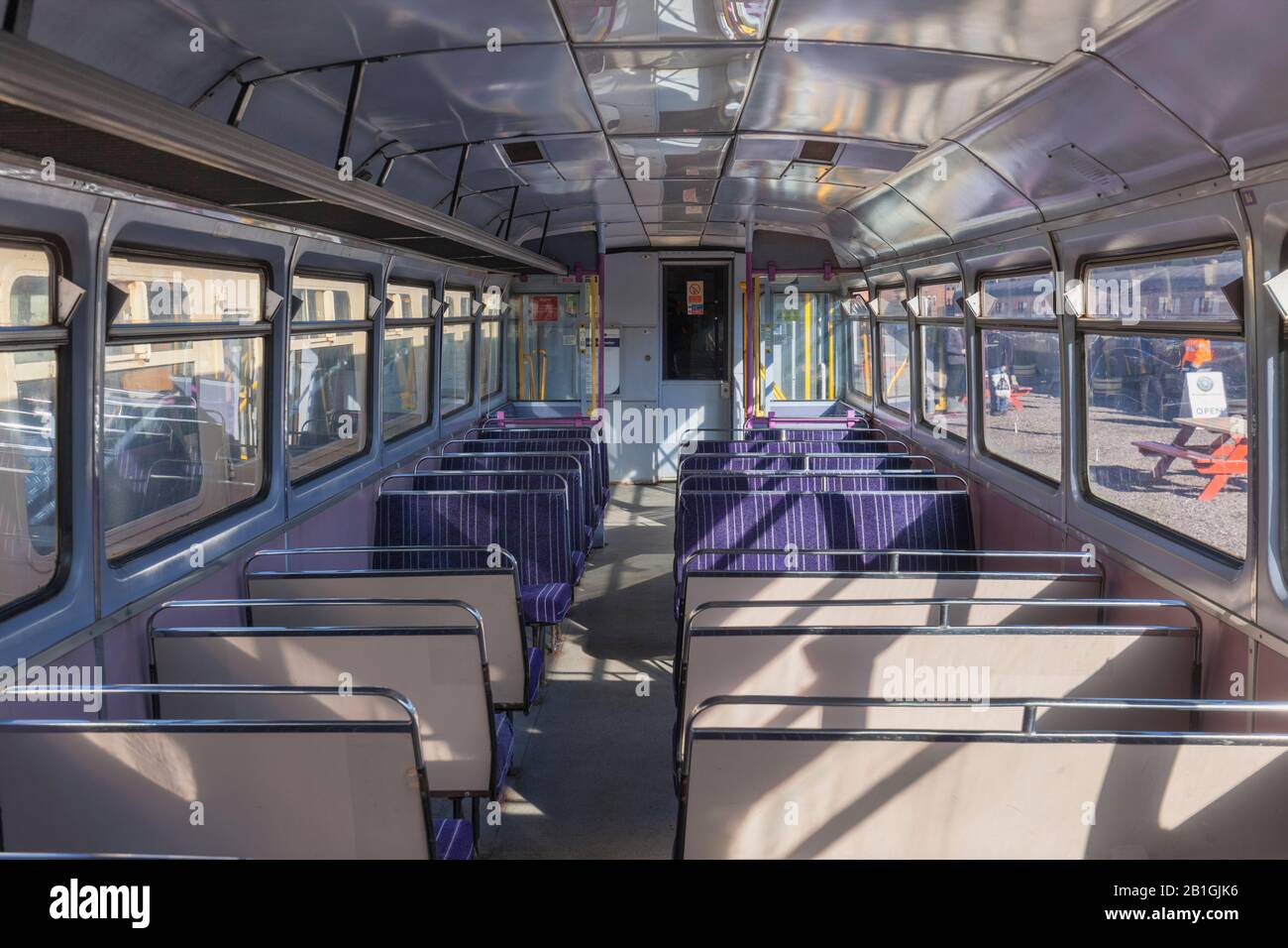 Pacer train seats britain hi-res stock photography and images - Alamy