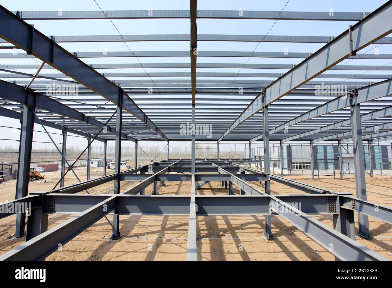 The steel structure Stock Photo - Alamy