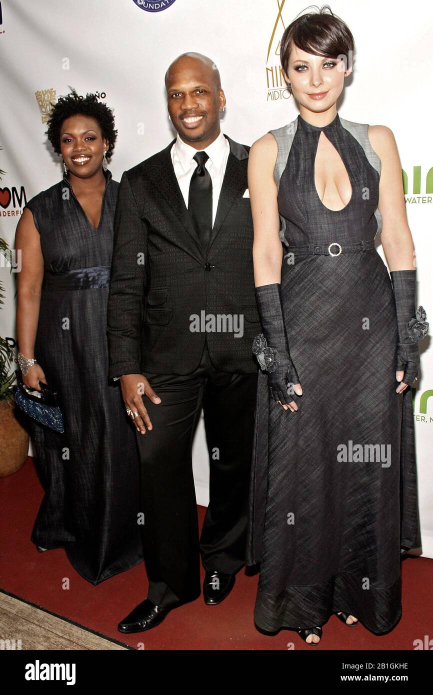 New York, NY, USA. 20 February, 2009. Designer, Wilber Pack Jr, (M) and ...