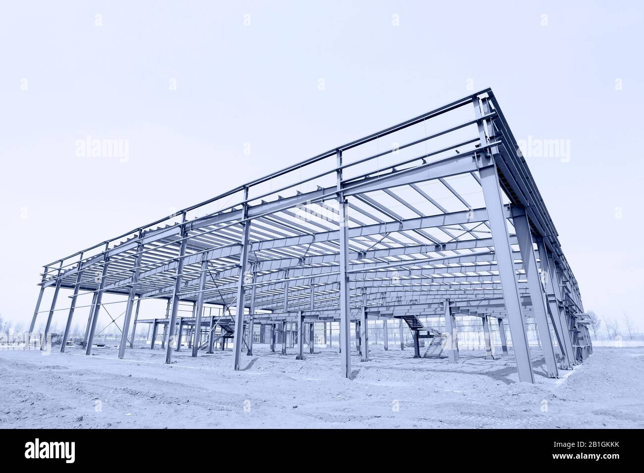 The steel structure Stock Photo - Alamy