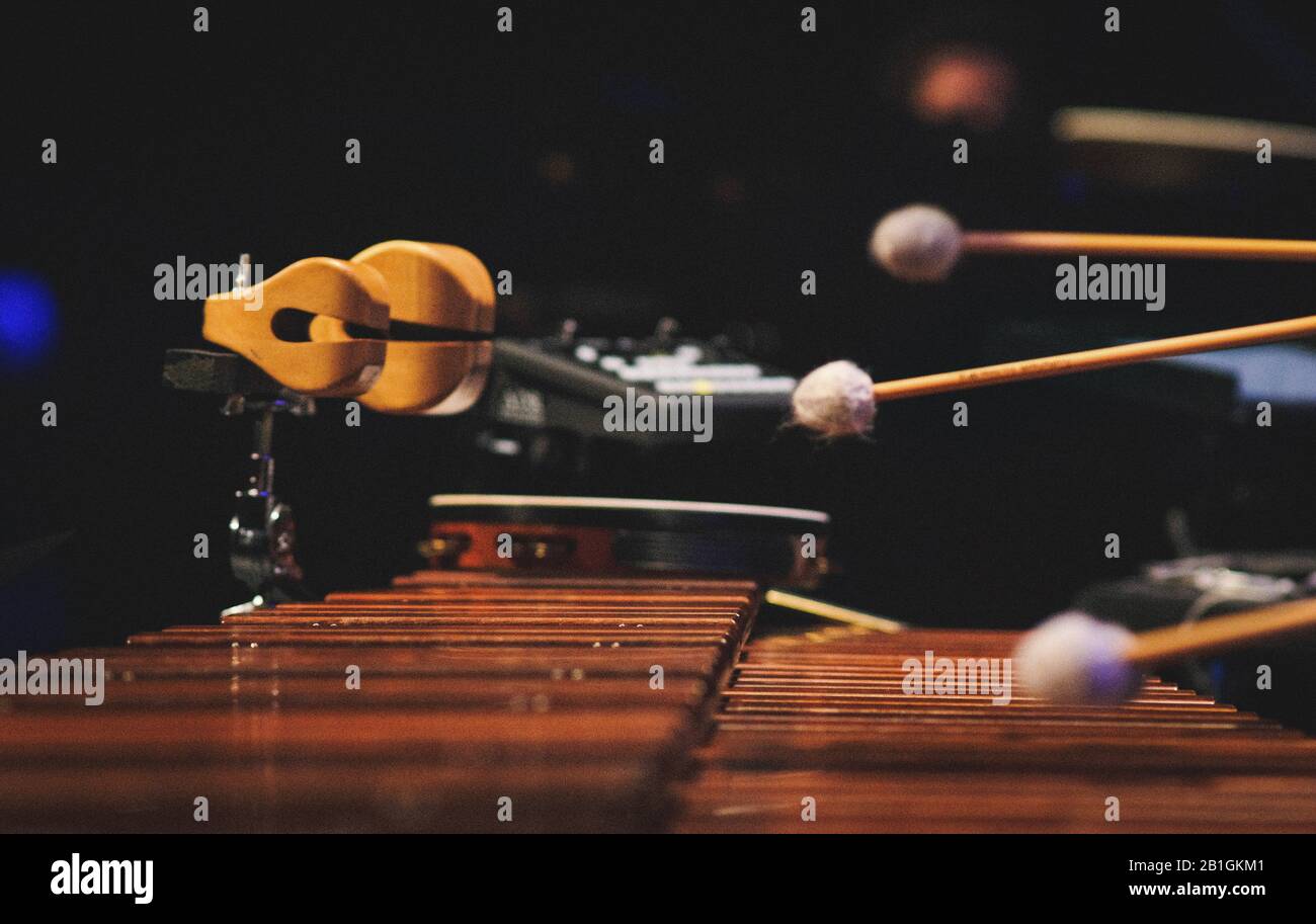 Man playing the marimba hi-res stock photography and images - Alamy