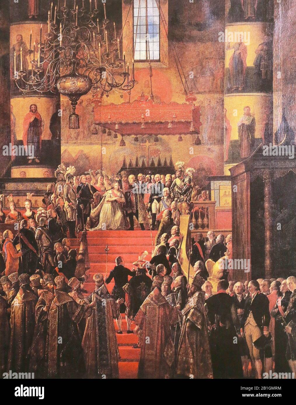 Coronation of the Russian Empress Maria Fedorovna on April 5, 1797 ...