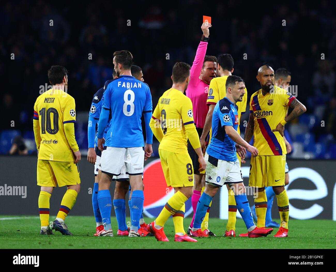 Naples, Italy. 25th Feb, 2020. ; Stadio San Paolo, Naples, Campania ...