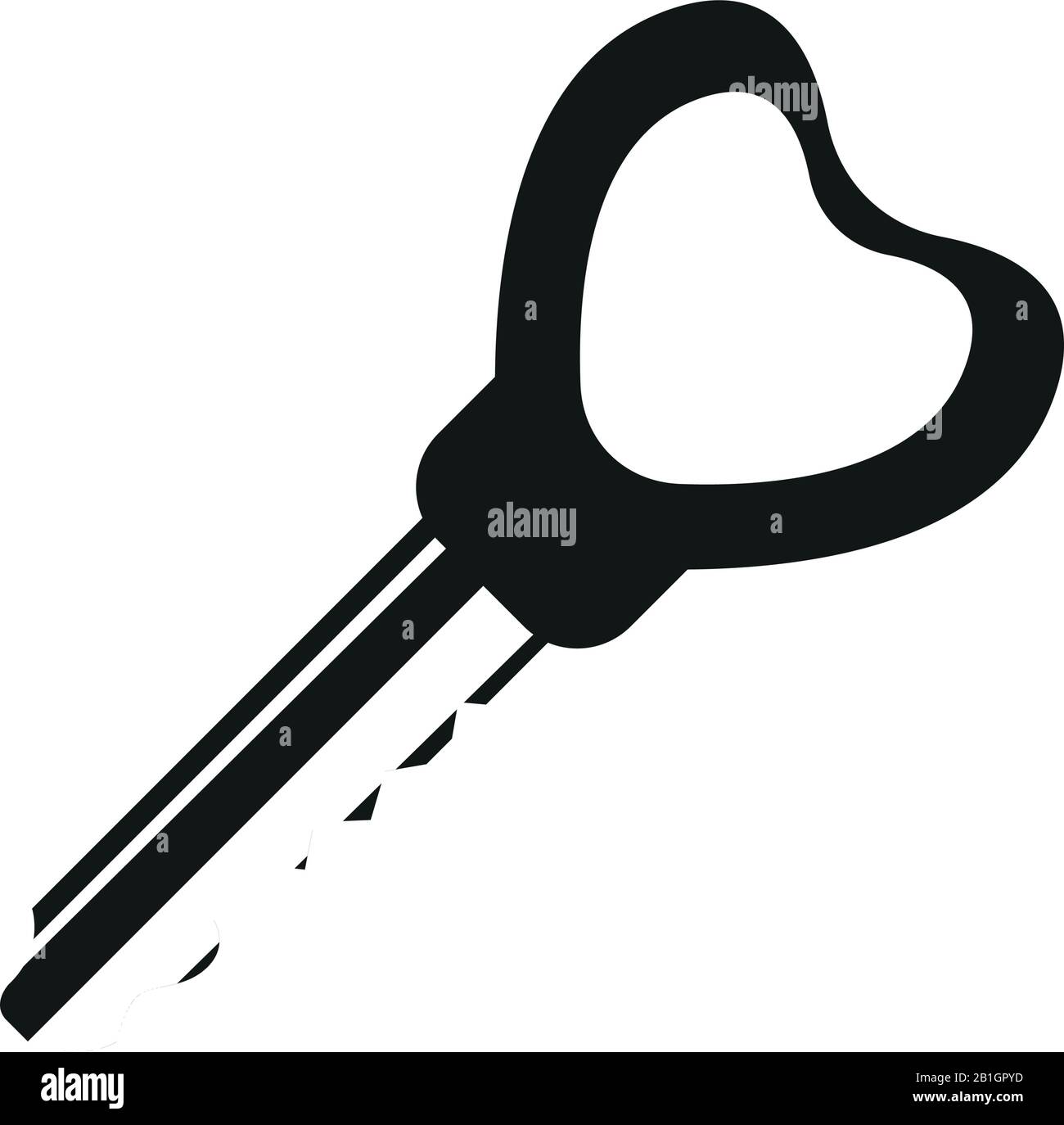 Isolated heart key Stock Vector Image & Art - Alamy