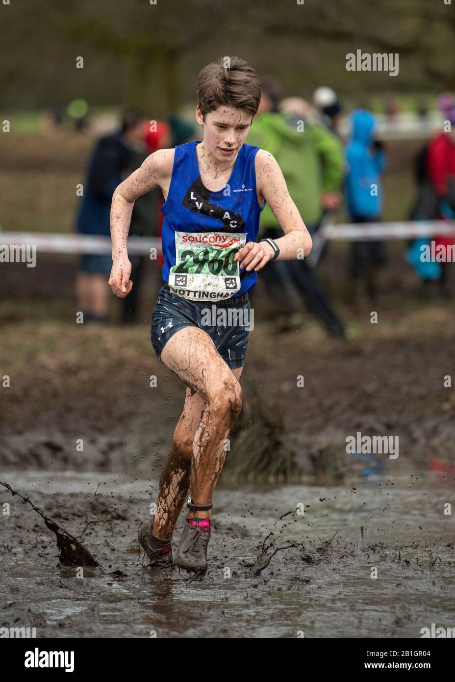 NOTTINGHAM - ENGLAND - 22 FEB: Jessica Bailey competing in the U15 ...