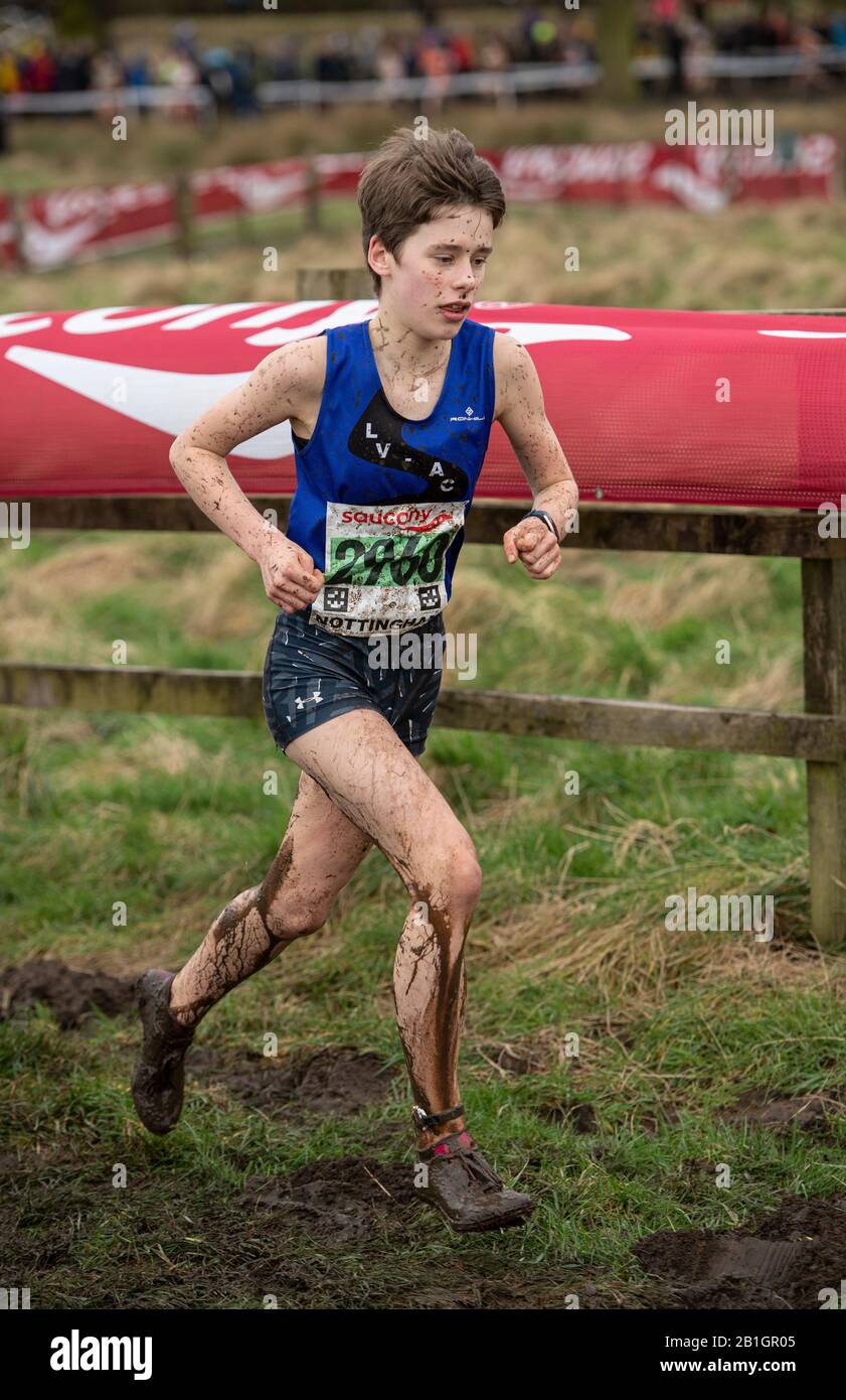 NOTTINGHAM - ENGLAND - 22 FEB: Jessica Bailey competing in the U15 ...