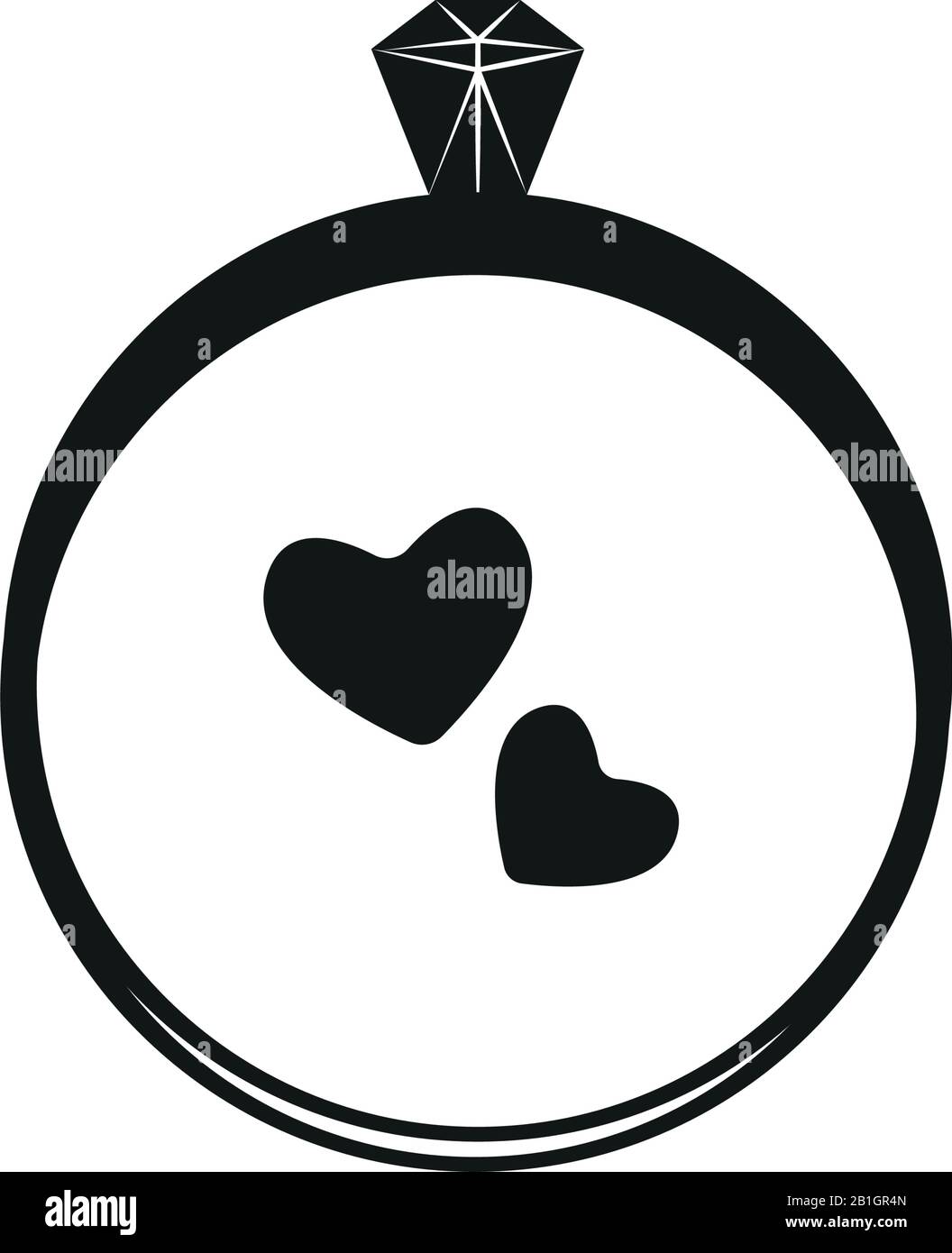 Engagement celebration Stock Vector Images - Alamy